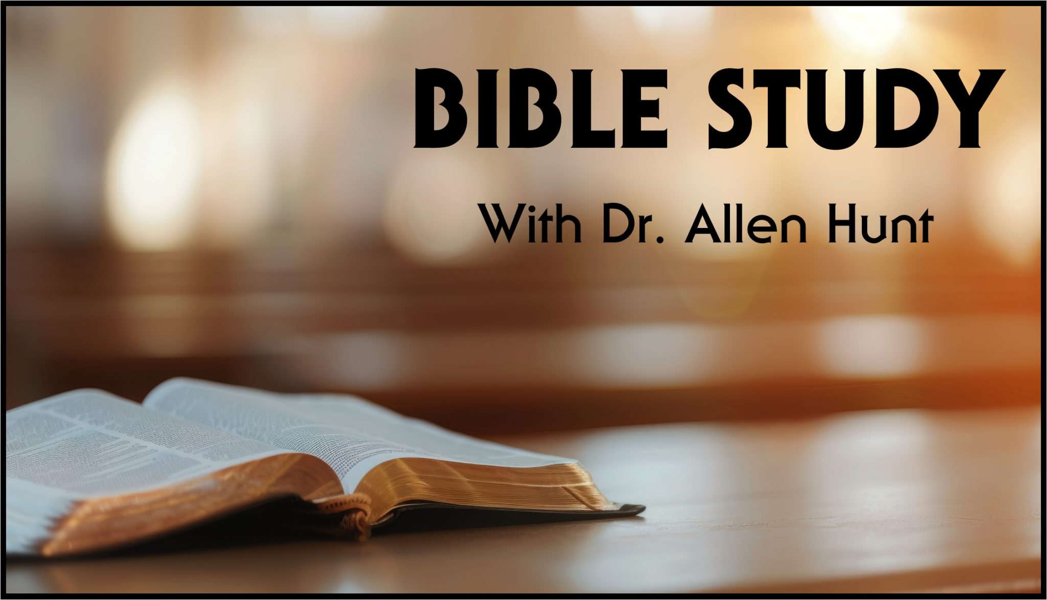 Join Us for a Weekly Bible Study with Dr. Allen Hunt from Dynamic Catholic